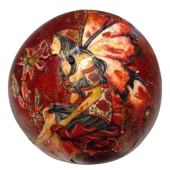 Unbranded | Art | Seductive Rose Fairy Pixie Garden Art Decor Sphere ...